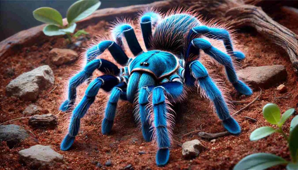 Cobalt Blue Tarantula - Cyriopagopus lividus Spider - Trekkers
